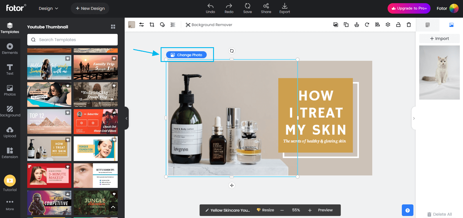 How To Change The Text And Images In A Design Template Fotor Help